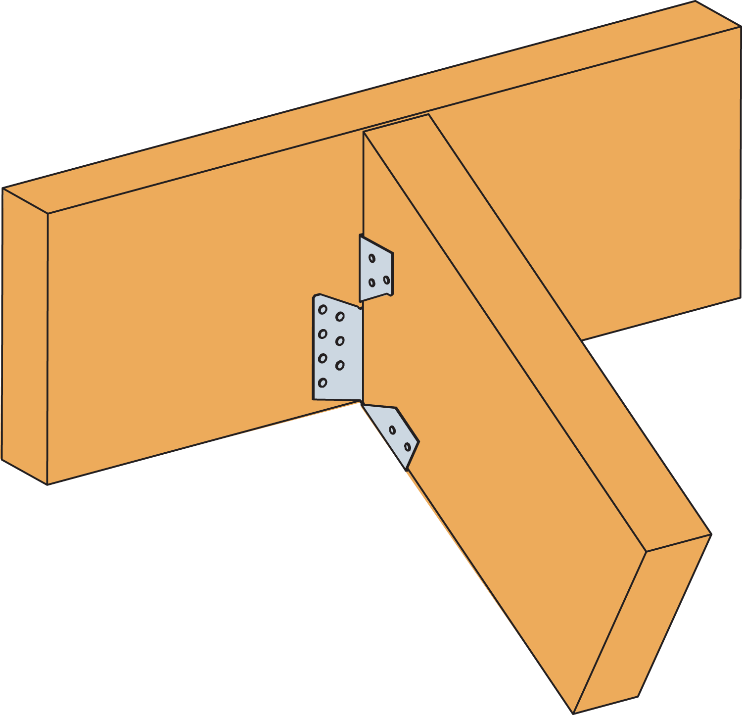 Etrier à pente et orientation réglables - LSSU | Simpson Strong-Tie