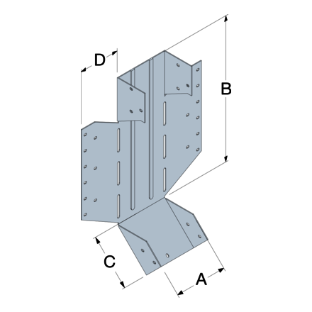 Etrier à pente et orientation réglables - LSSU | Simpson Strong-Tie